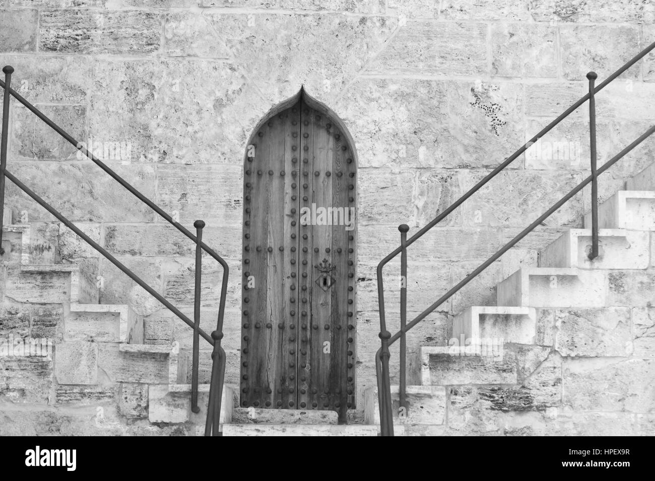 From door Black and White Stock Photos & Images - Alamy
