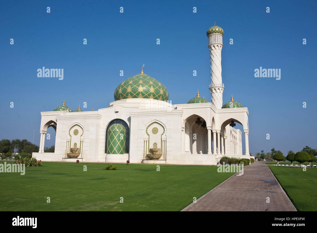 Al Zulfa Mosque, Seeb, Oman Stock Photo - Alamy