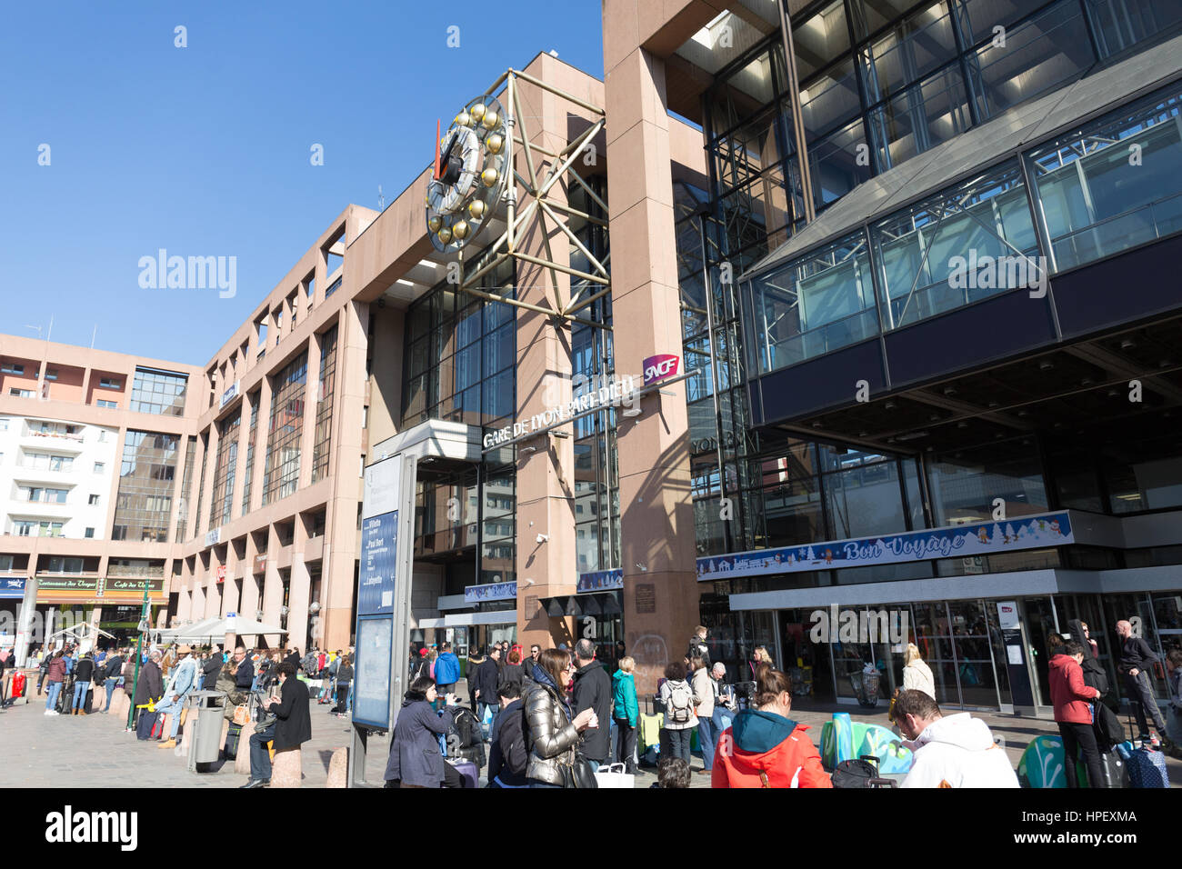 Gare de Lyon Part-Dieu, Lyon France Stock Photo - Alamy