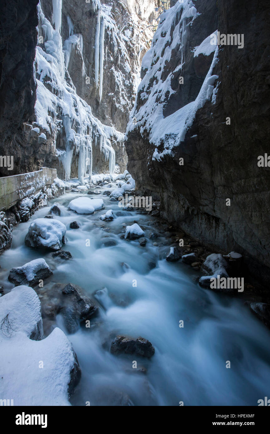Partnachklamm / Partnach Gorge, Garmisch-Partenkirchen, Bavaria ...