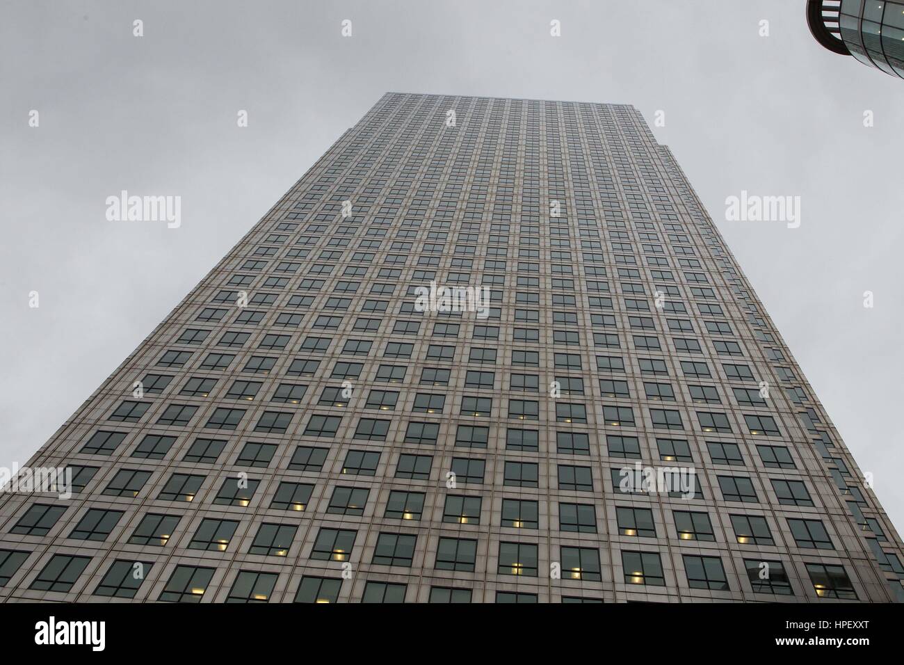 General View GV of One Canada Square, Canary Wharf Stock Photo - Alamy