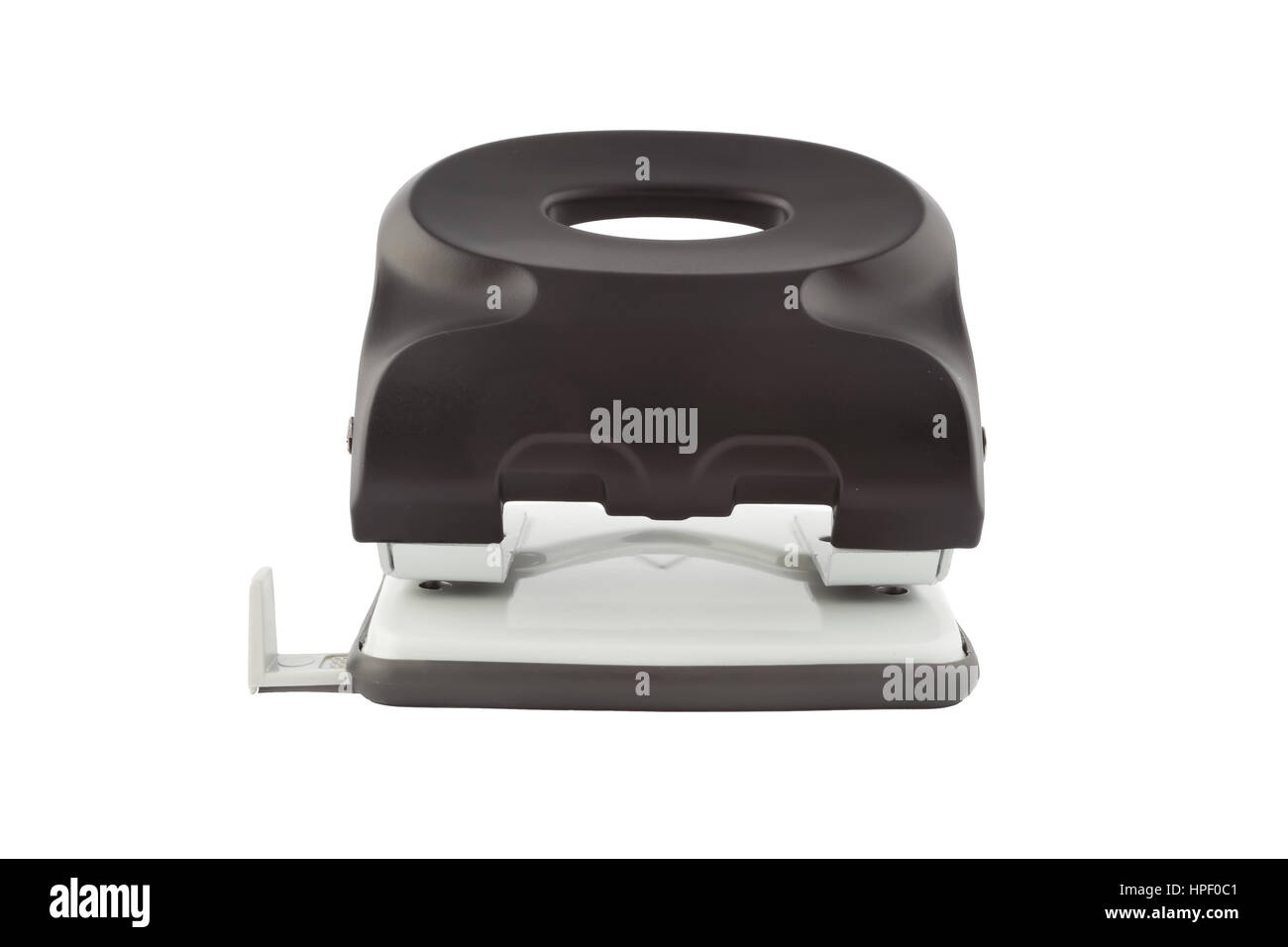 Black hole puncher isolated on white background Stock Photo - Alamy