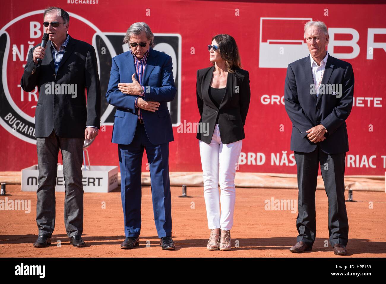 April 22, 2015: From left to right: The president off BRD GSG, Ilie ...