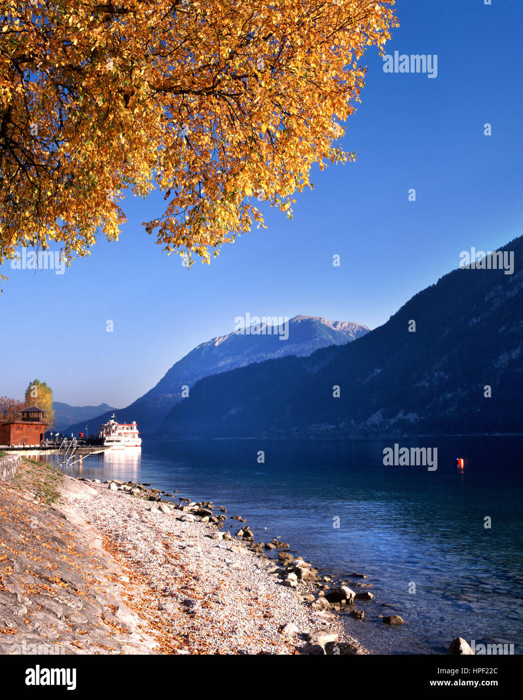 Pertisau village in autumn, Achensee, Tyrol, Austria Stock Photo - Alamy