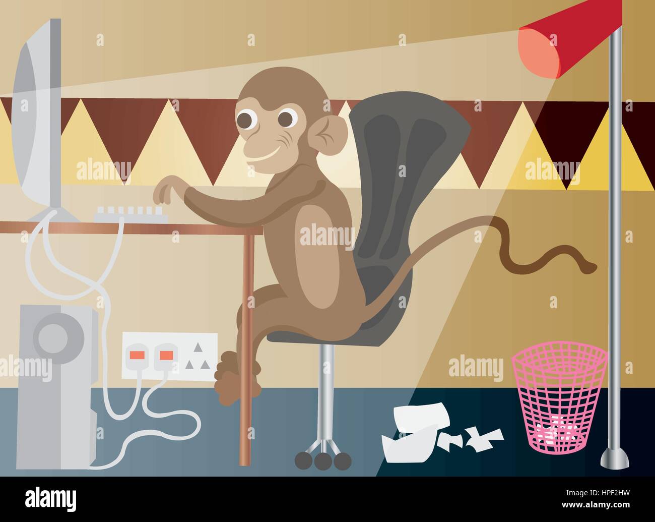 Chimpanzee computer keyboard hi-res stock photography and images - Alamy