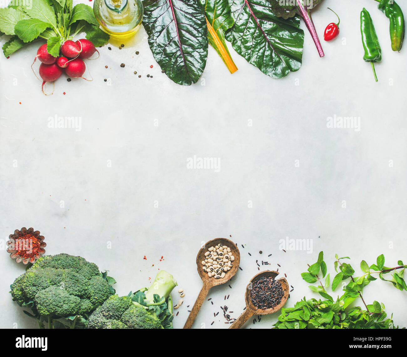 Clean vegetables with copy space hi-res stock photography and images ...