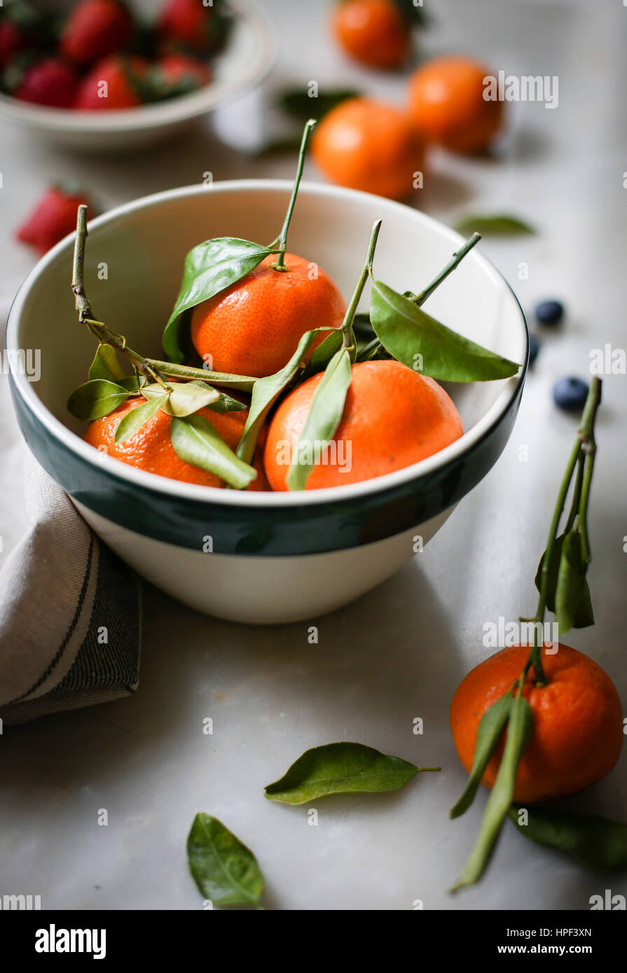 Blueberries and strawberries hi-res stock photography and images - Alamy