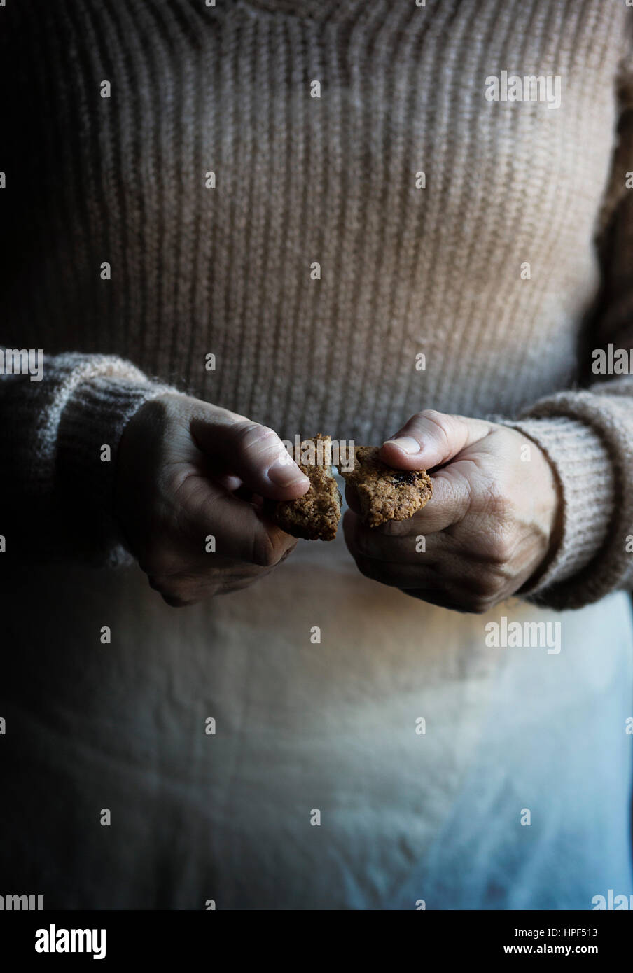Broken biscuit hi-res stock photography and images - Alamy