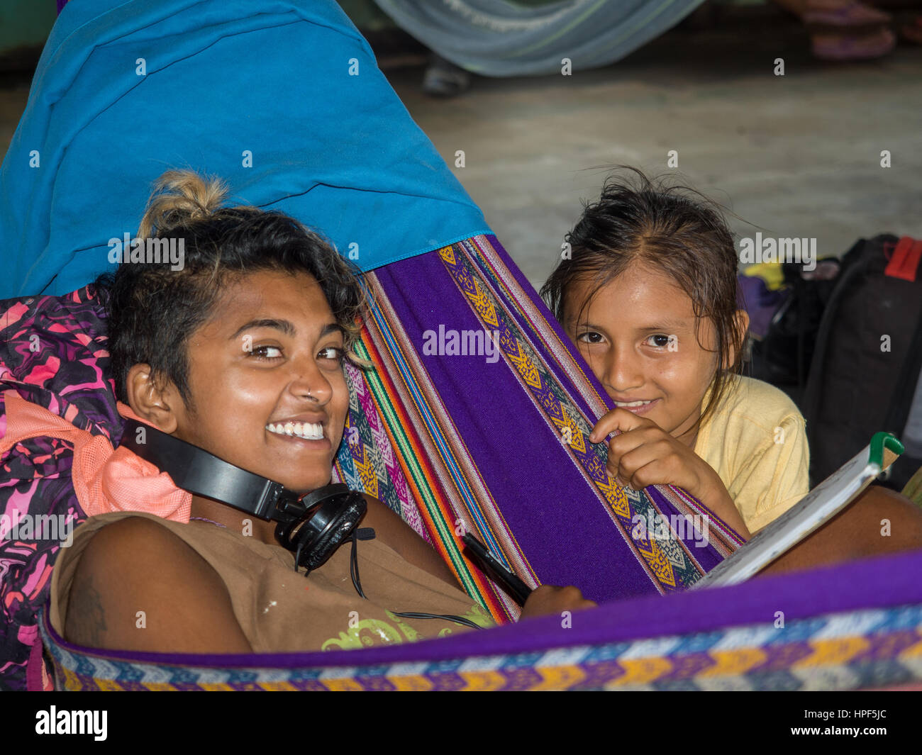 Amazon boat girl hi-res stock photography and images - Alamy