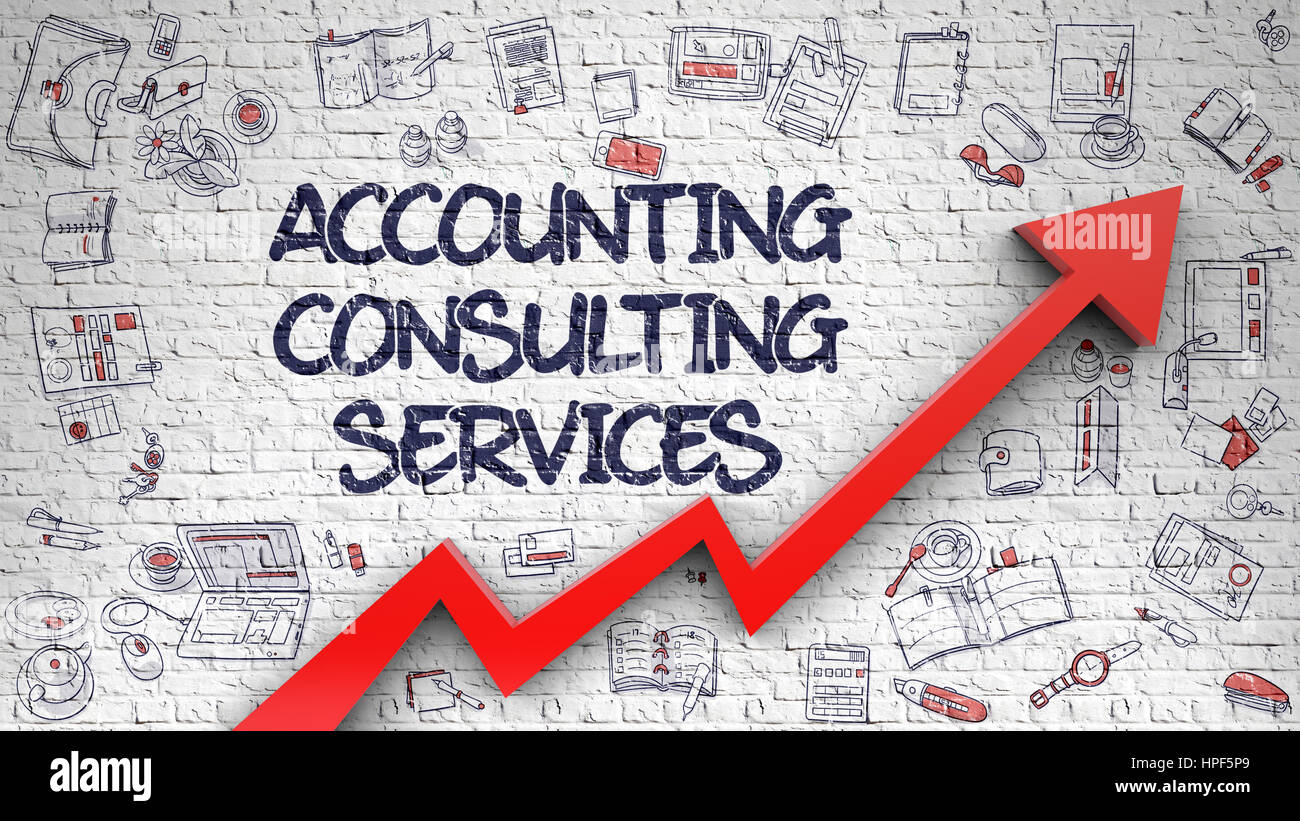 Accounting Consulting Services - Success Concept. Inscription on Brick ...