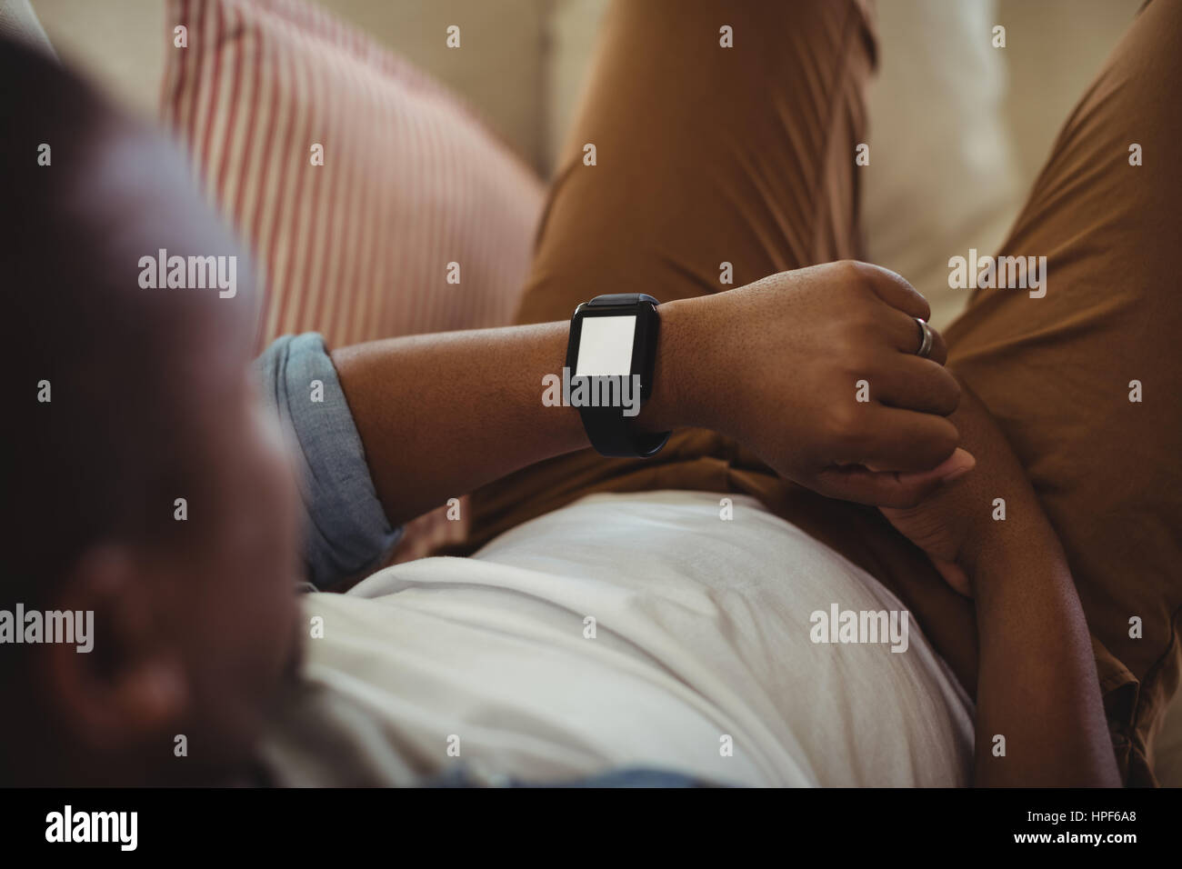 Man talking on smartwatch hi-res stock photography and images - Alamy