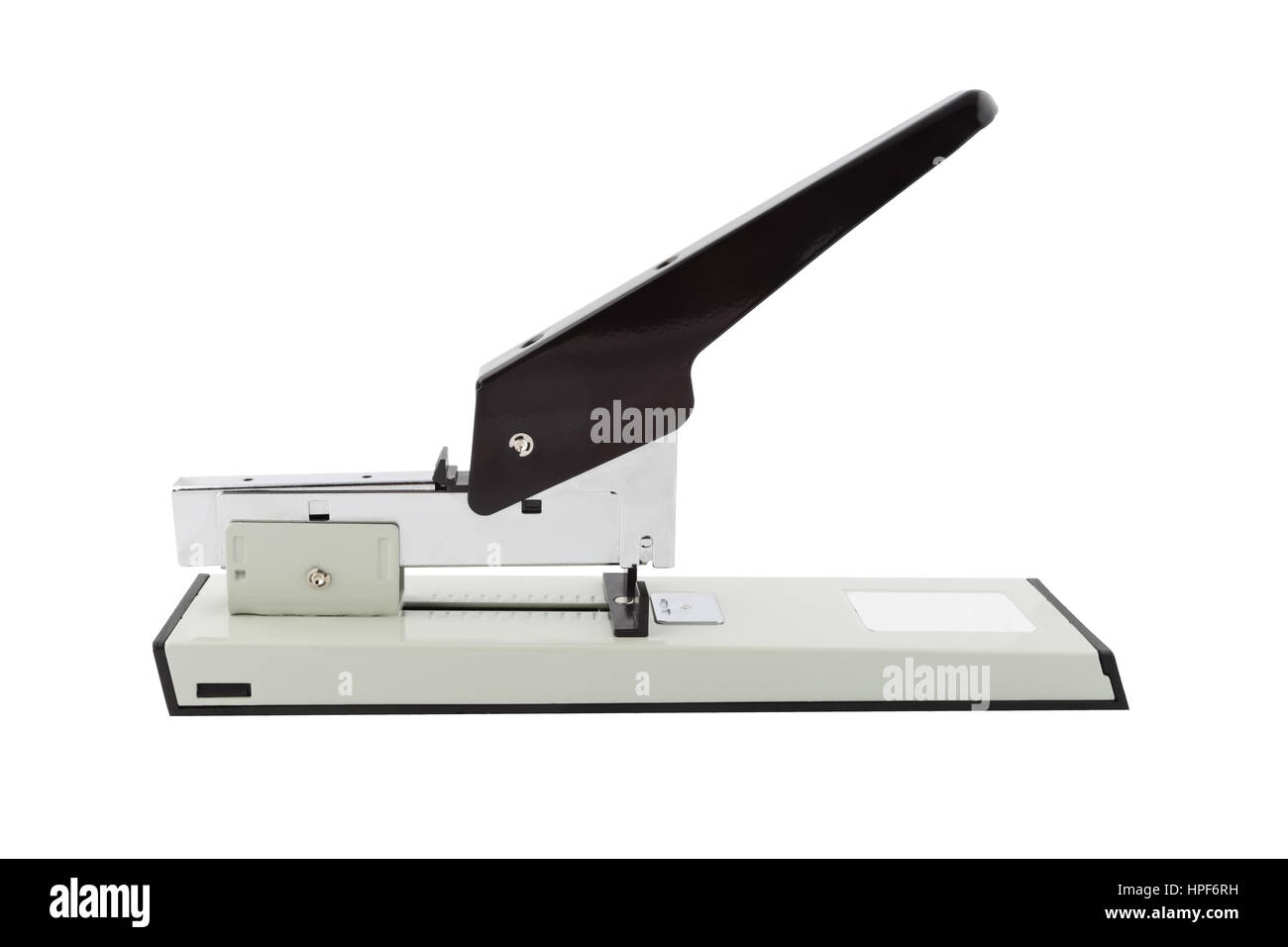 profile of steel stapler isolated on white background Stock Photo - Alamy