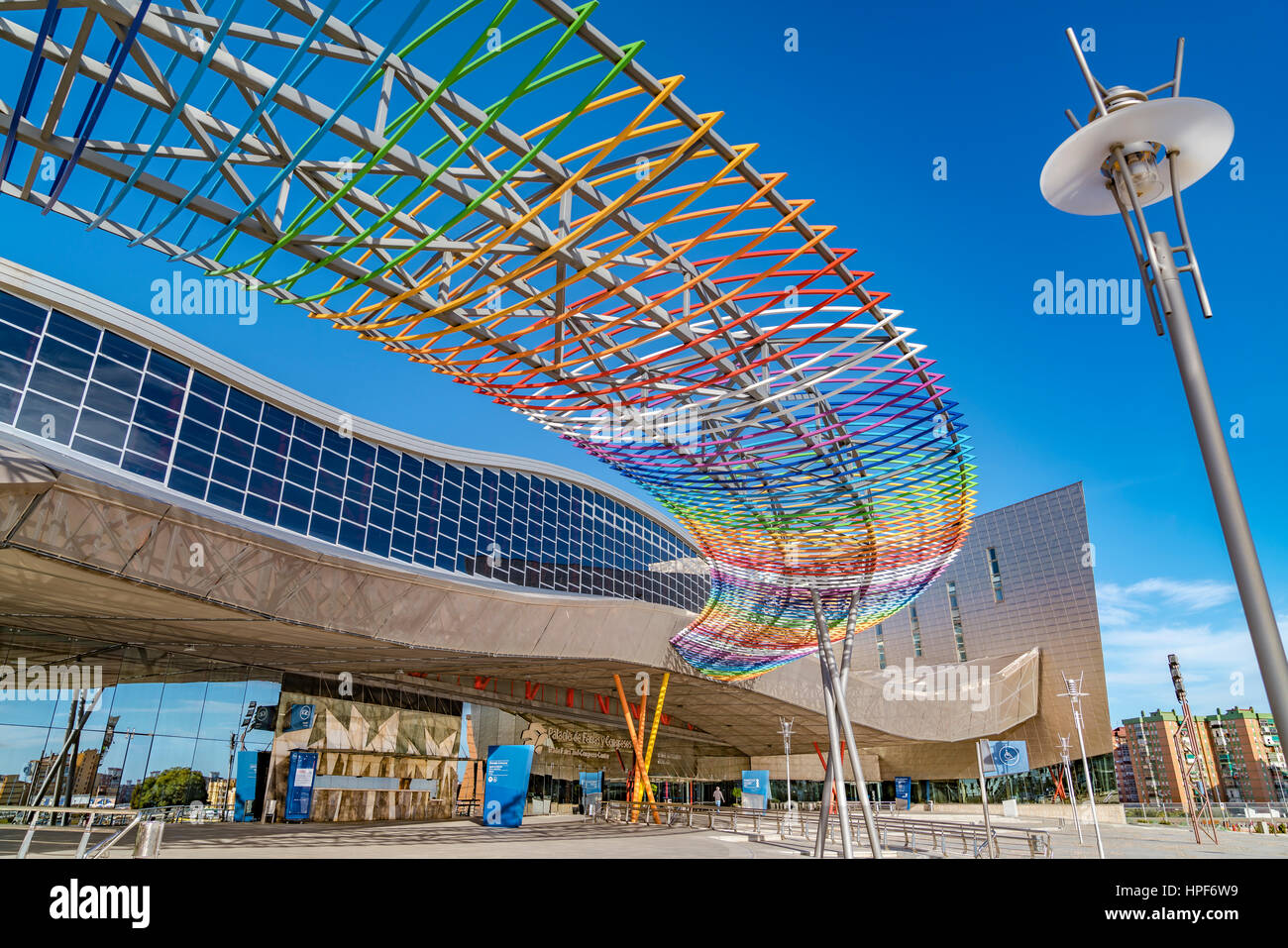 Trade Fairs and Congress Center in Malaga, Spain - The building has a ...