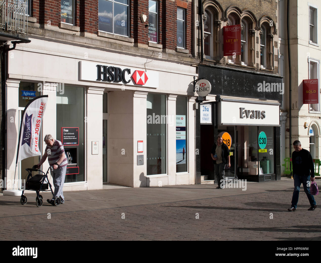 HSBC Bank local branch office, The Hongkong and Shanghai Bank Stock ...