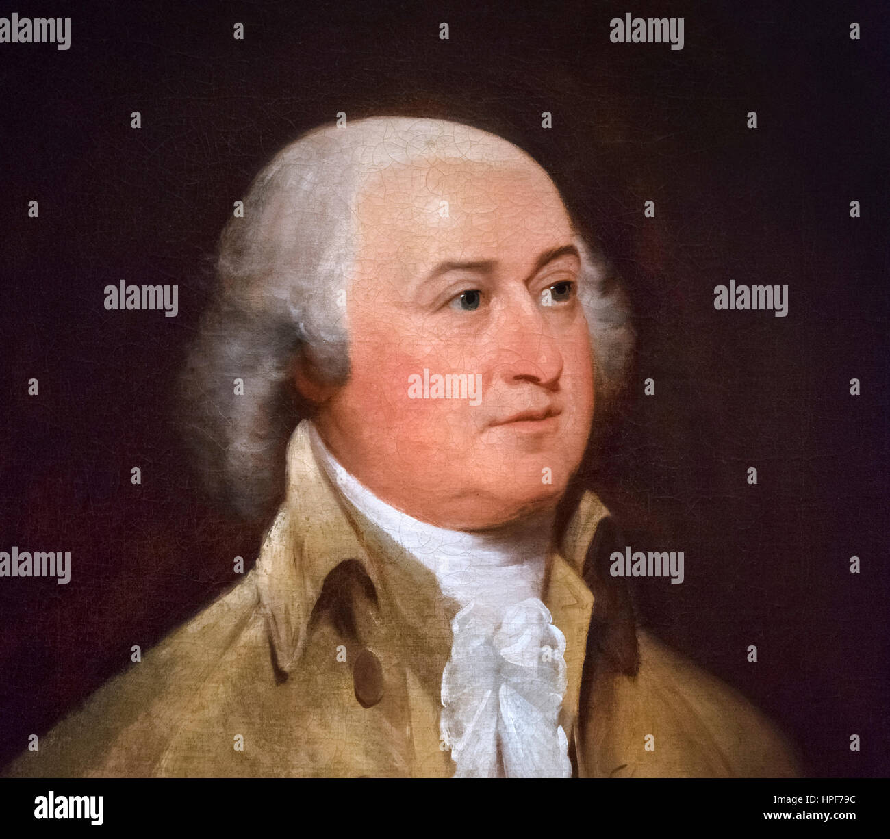 John Adams. Portrait of the 2nd US President, John Adams (1735-1826) by ...