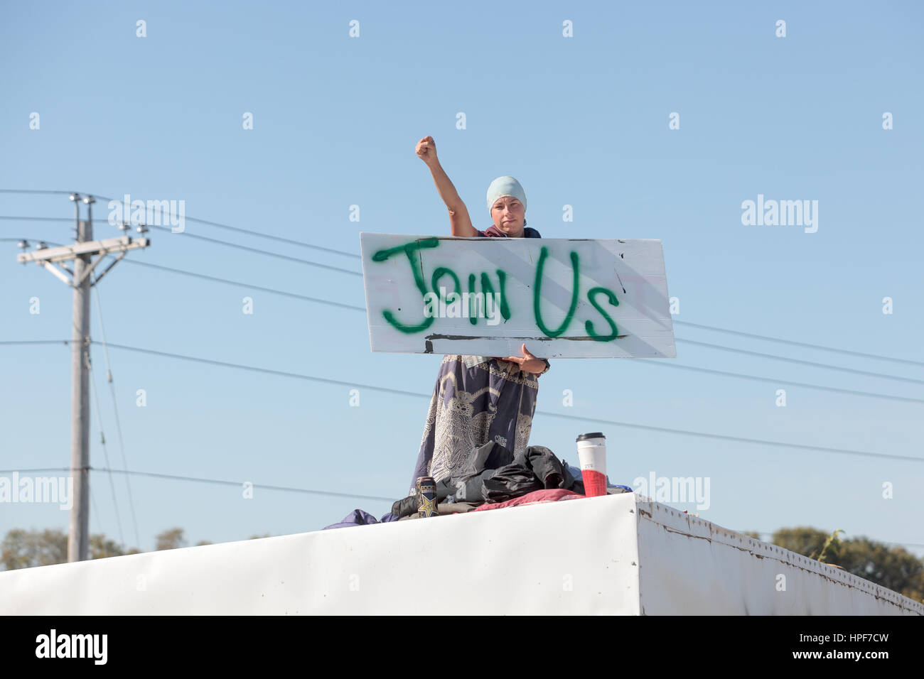 Protesters from the activist group Mississippi Stand blocked access to ...