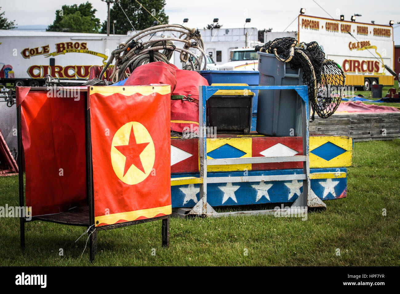 Cole Brothers Circus. Last season before closing Stock Photo - Alamy