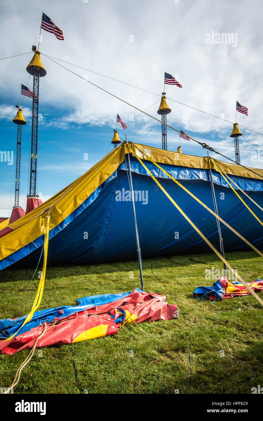 Cole Brothers Circus. Last season before closing Stock Photo - Alamy