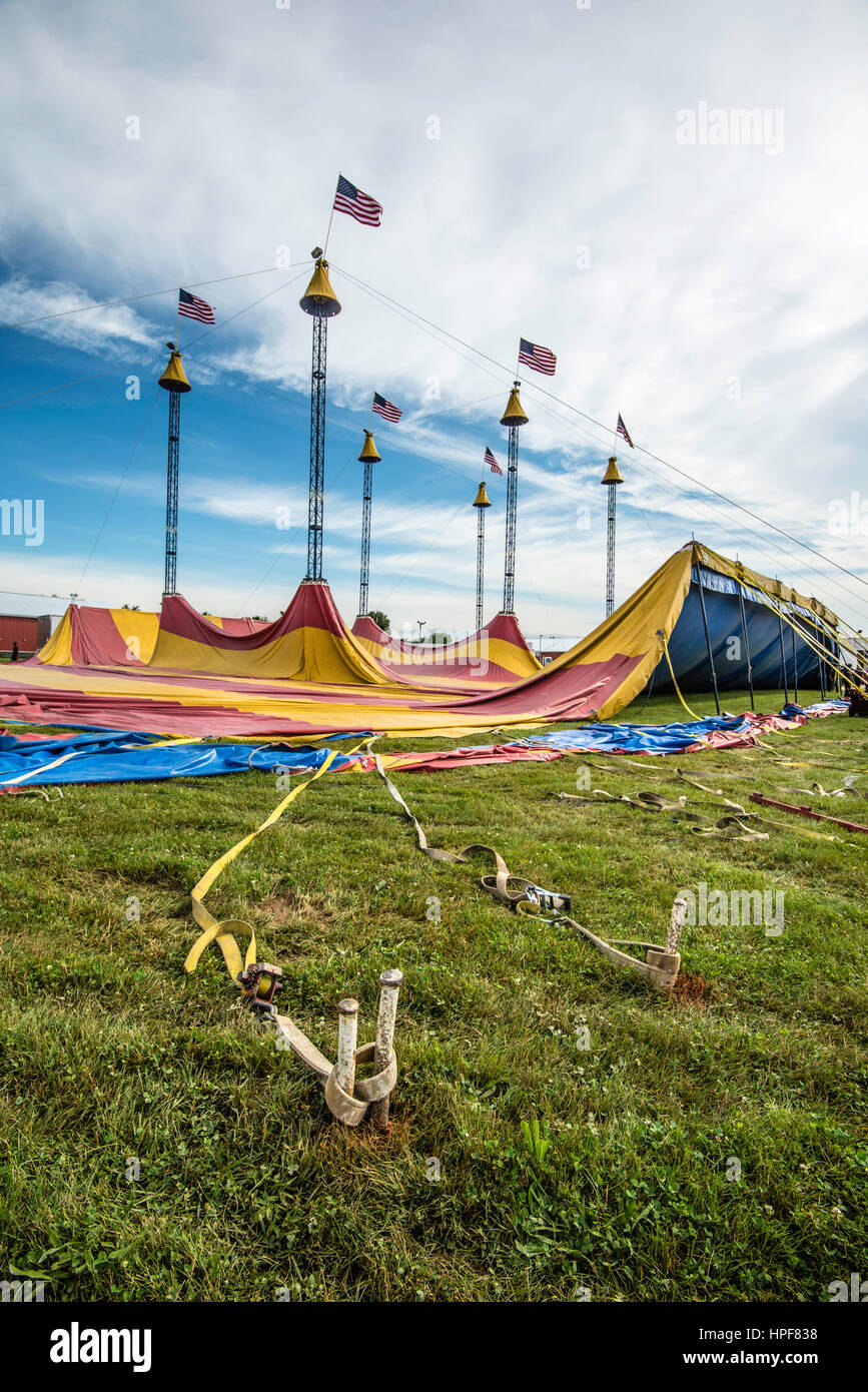 Cole Brothers Circus. Last season before closing Stock Photo - Alamy