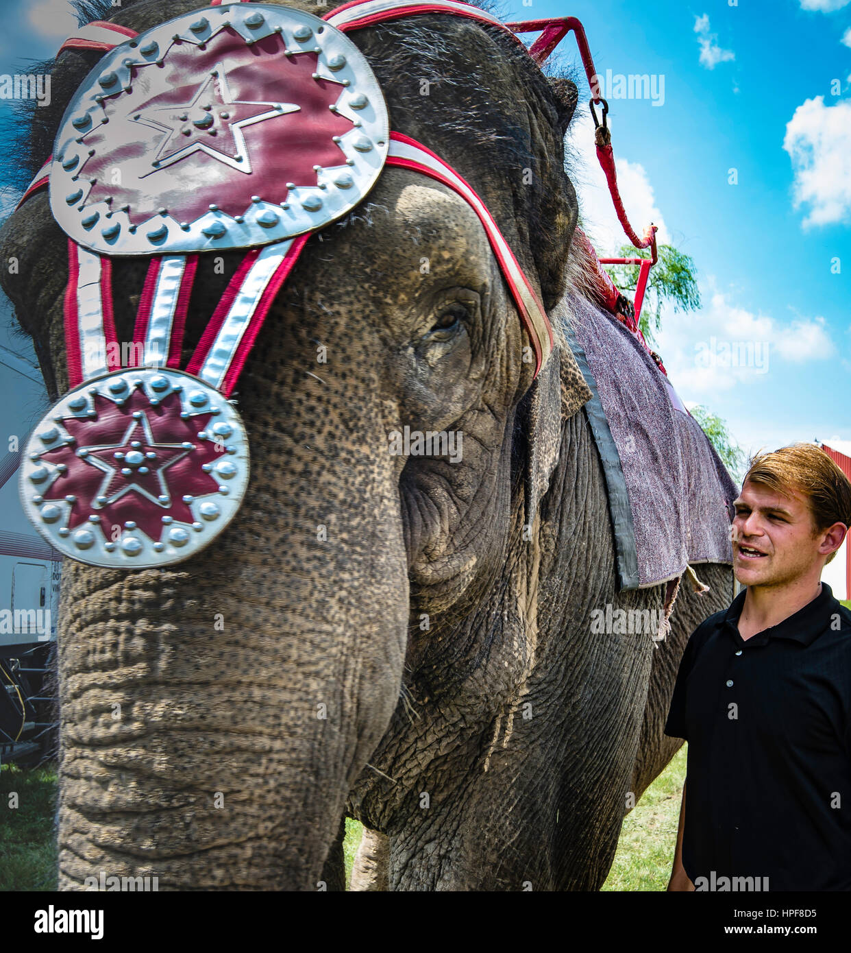 Cole Brothers Circus. Last season before closing Stock Photo - Alamy