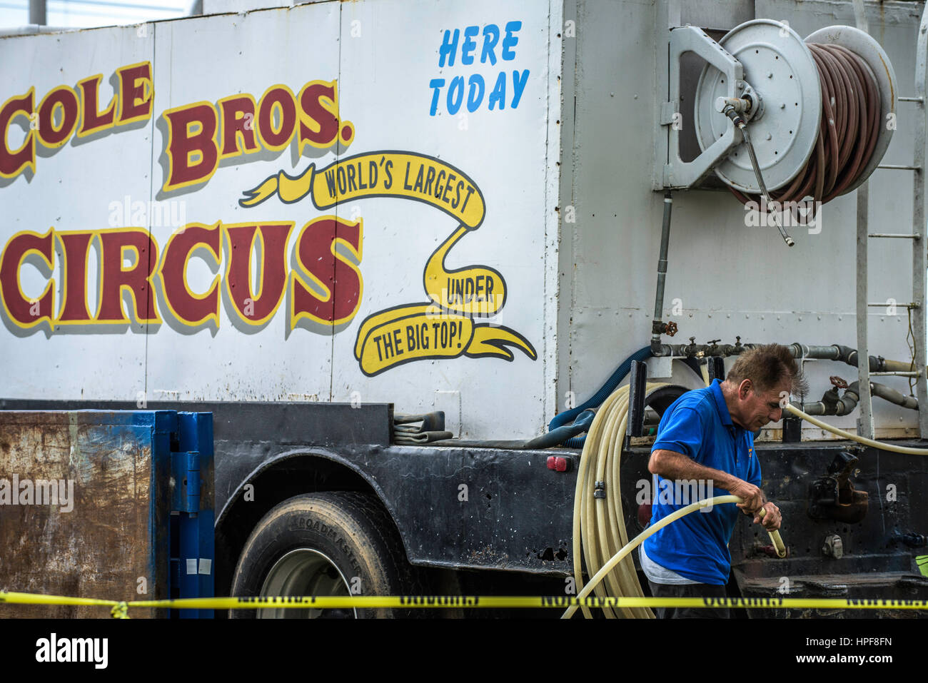 Cole Brothers Circus. Last season before closing Stock Photo - Alamy