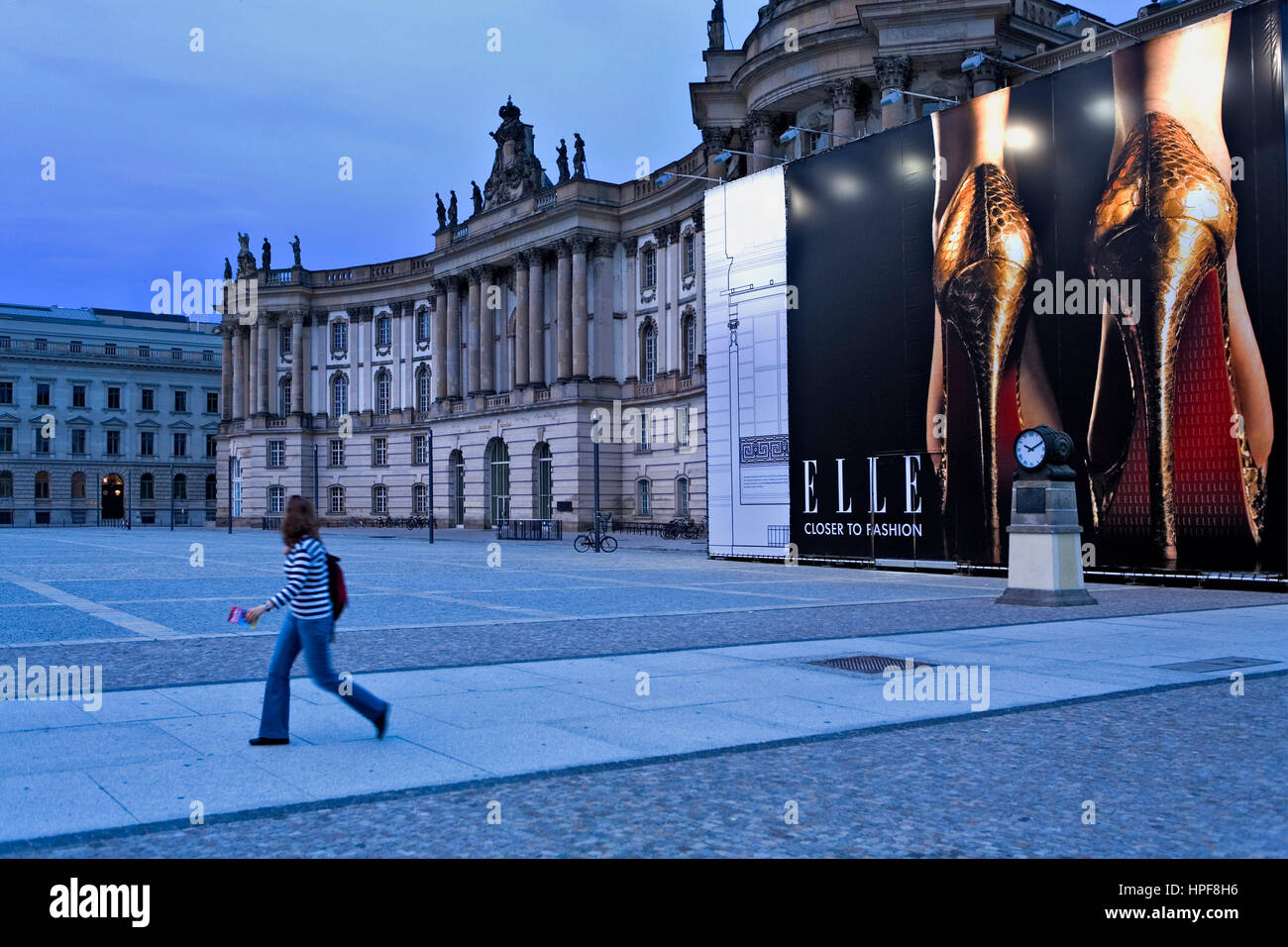 Bebelplatz. to the right Königliche Bibliothek.Berlin. Germany Stock ...