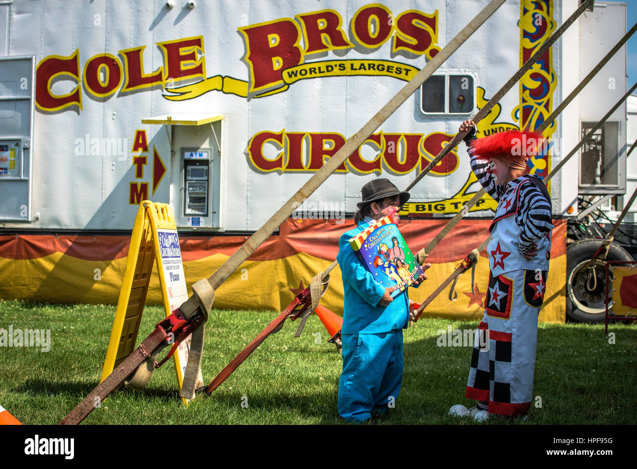 Cole Brothers Circus. Last season before closing Stock Photo - Alamy