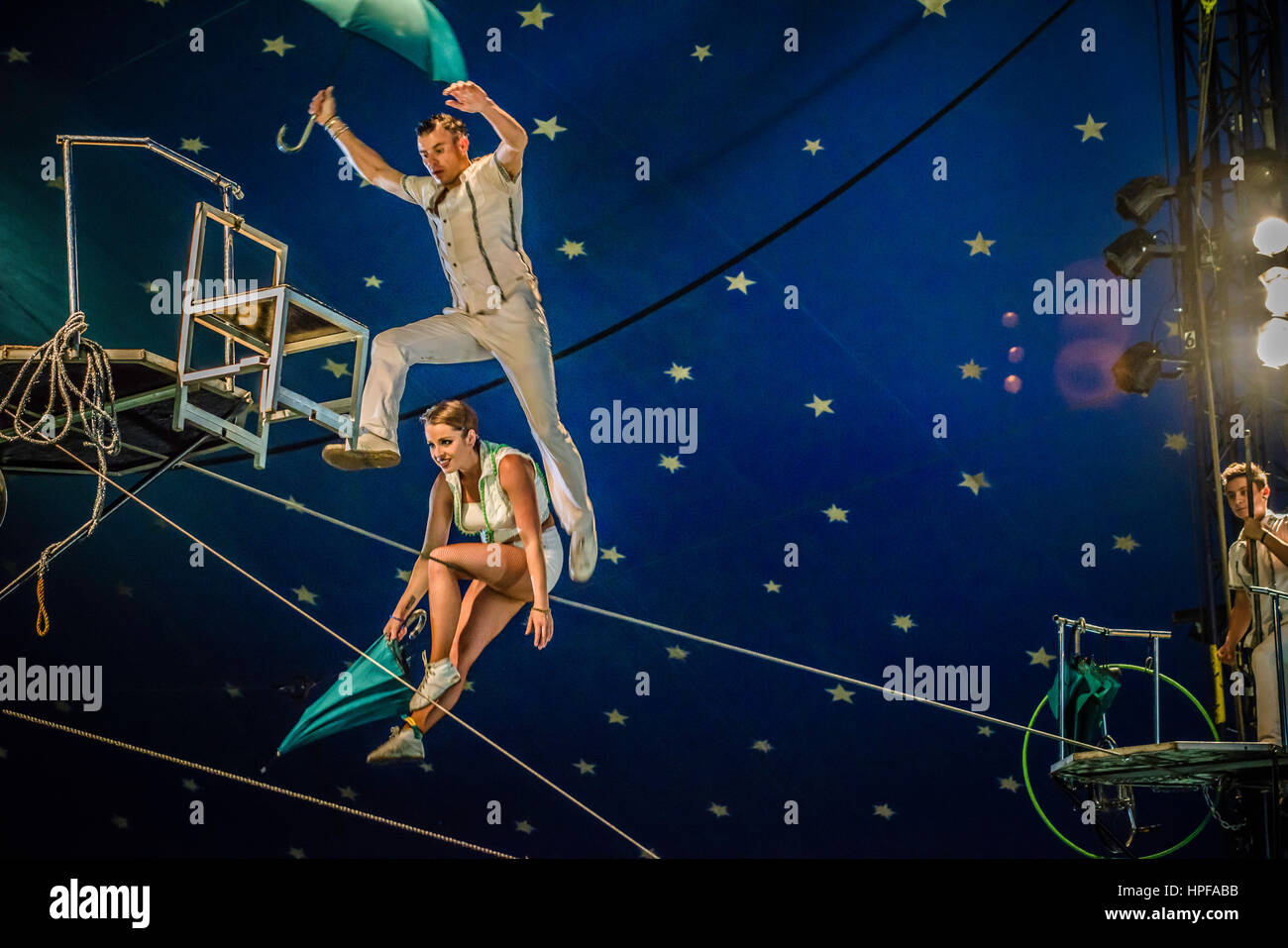 Cole Brothers Circus. Last season before closing Stock Photo - Alamy