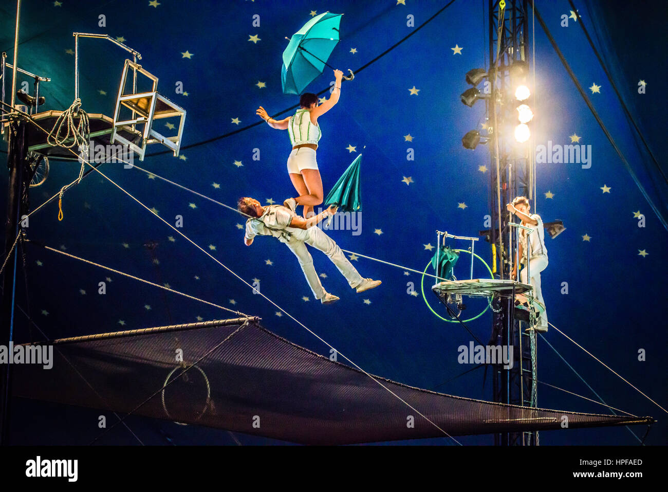 Cole Brothers Circus. Last season before closing Stock Photo - Alamy