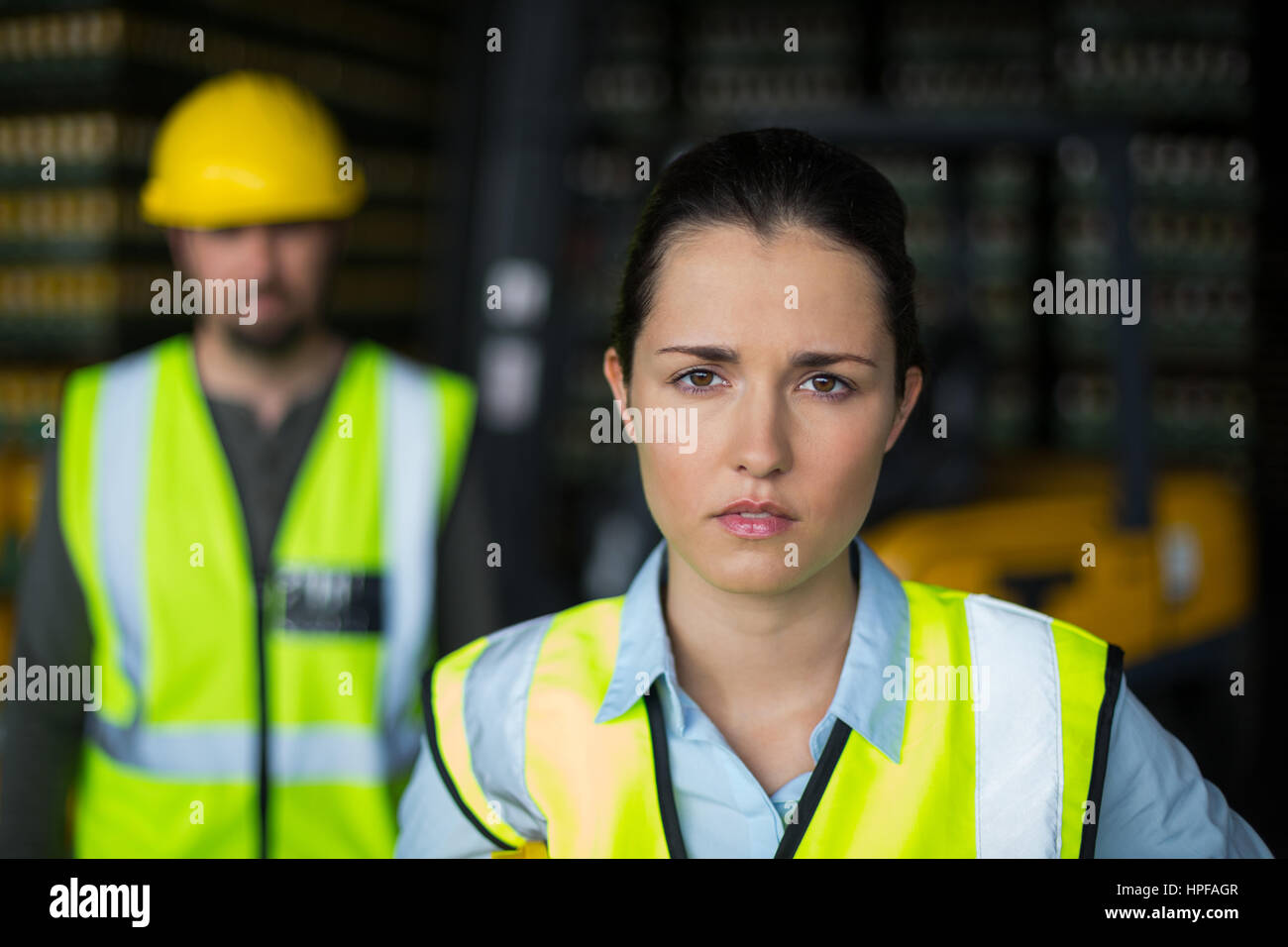 Female factory worker hi-res stock photography and images - Alamy