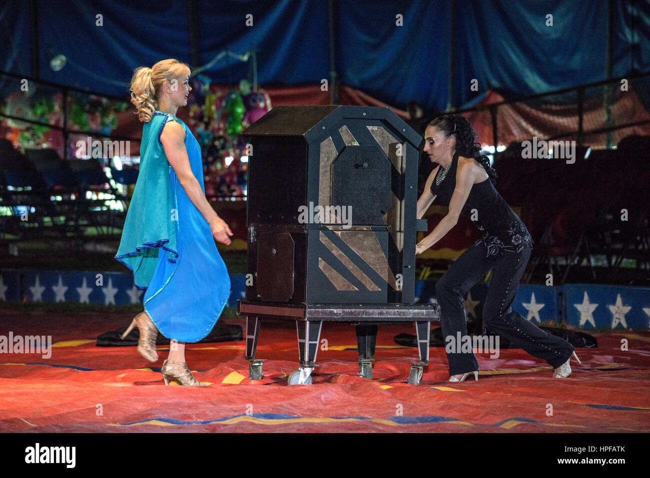 Cole Brothers Circus. Last season before closing Stock Photo - Alamy