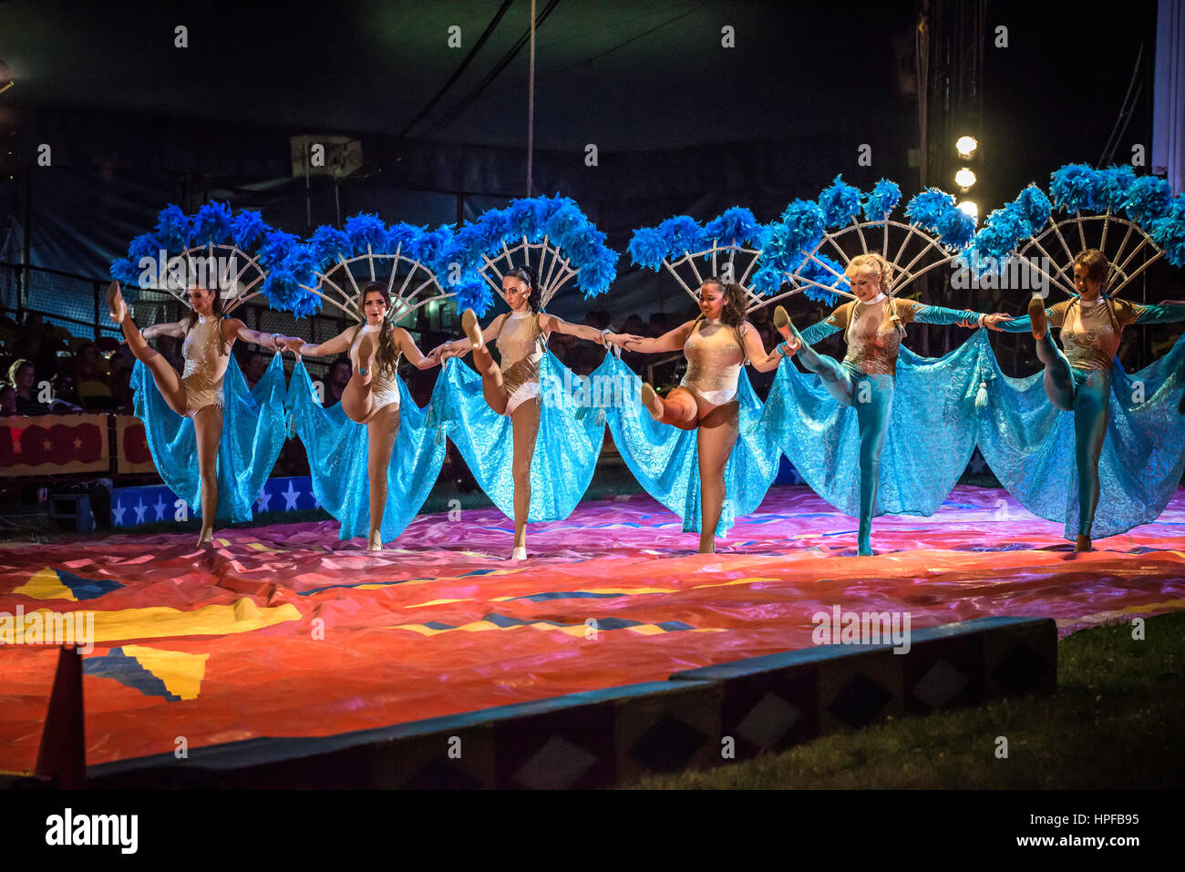 Cole Brothers Circus. Last season before closing Stock Photo - Alamy