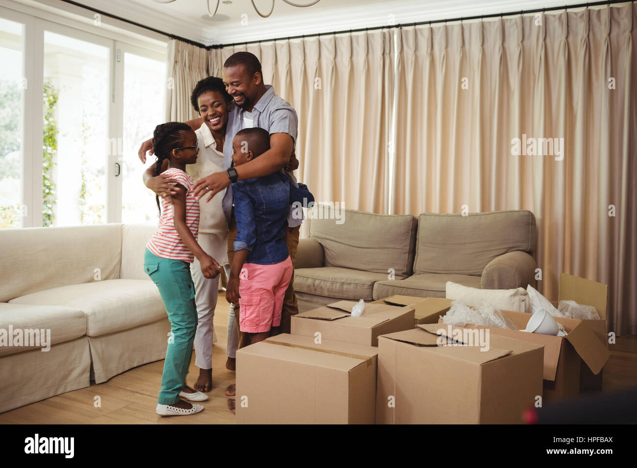 Kids Hugging Parents