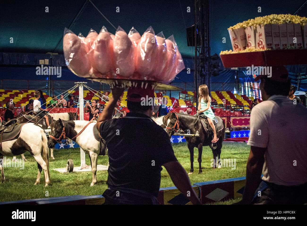 Cole Brothers Circus. Last season before closing Stock Photo - Alamy