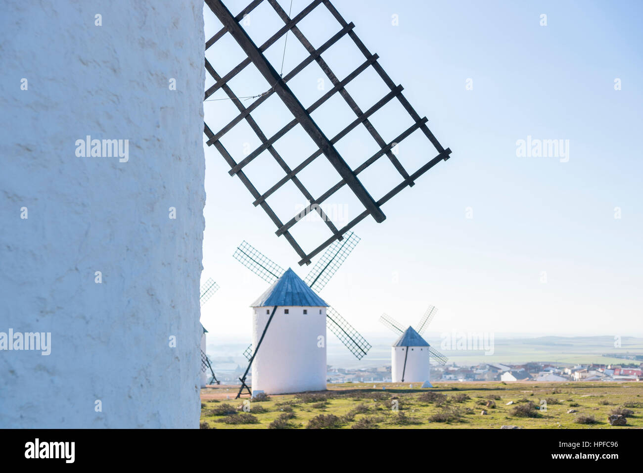Close-up of the cross of a windmill Stock Photo - Alamy