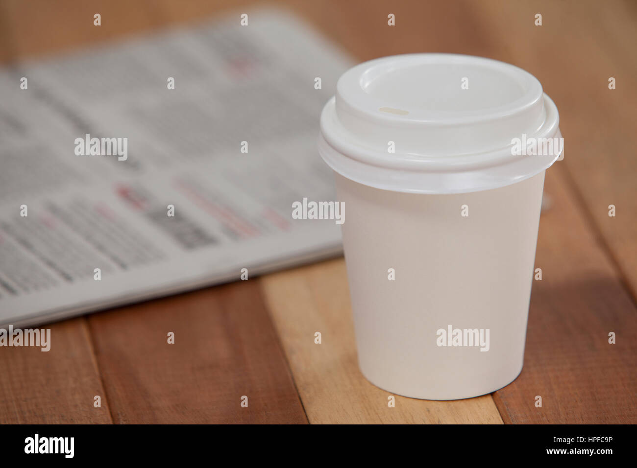 Newspaper Coffee Mug On Table High Resolution Stock Photography and ...