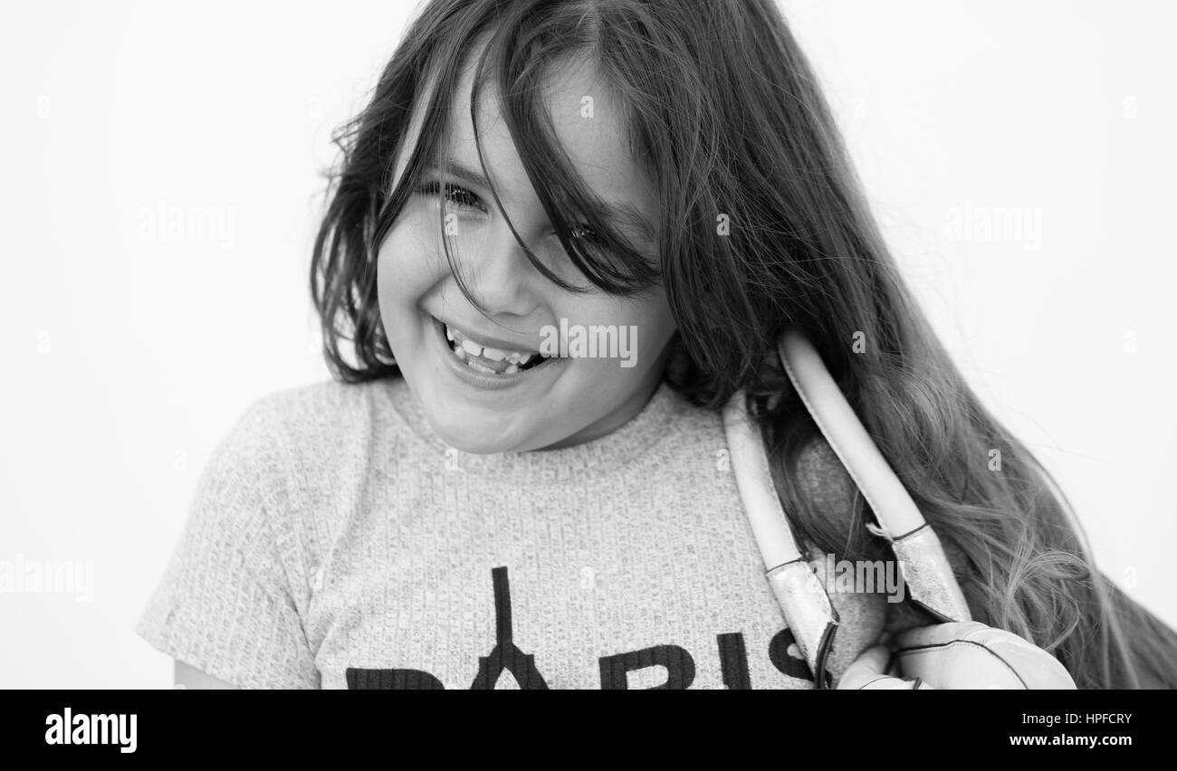 Pretty children Black and White Stock Photos & Images - Alamy