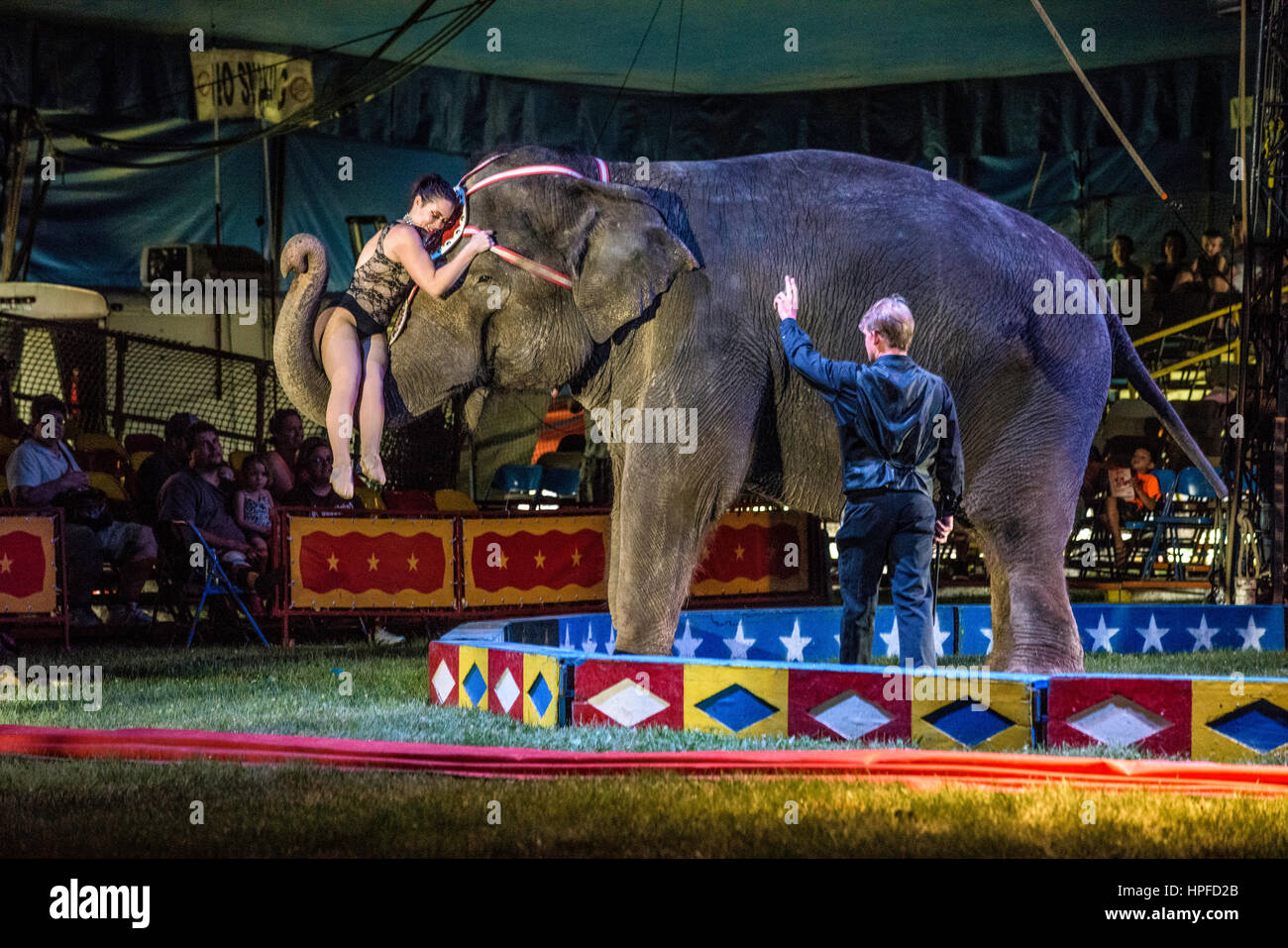 Cole Brothers Circus. Last season before closing Stock Photo - Alamy