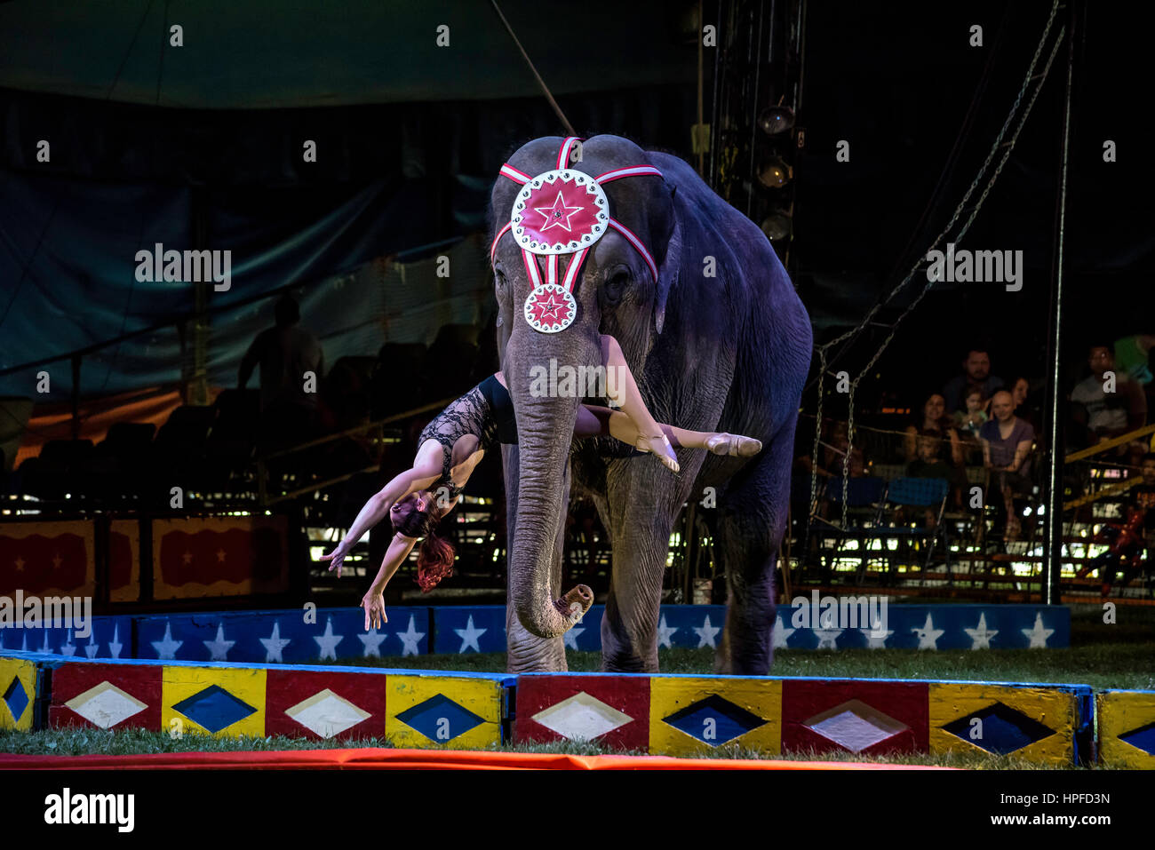 Cole Brothers Circus. Last season before closing Stock Photo - Alamy