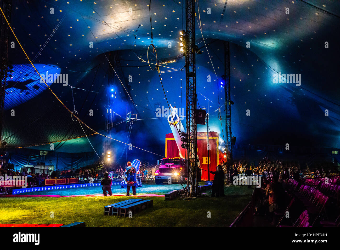 Cole Brothers Circus. Last season before closing Stock Photo - Alamy