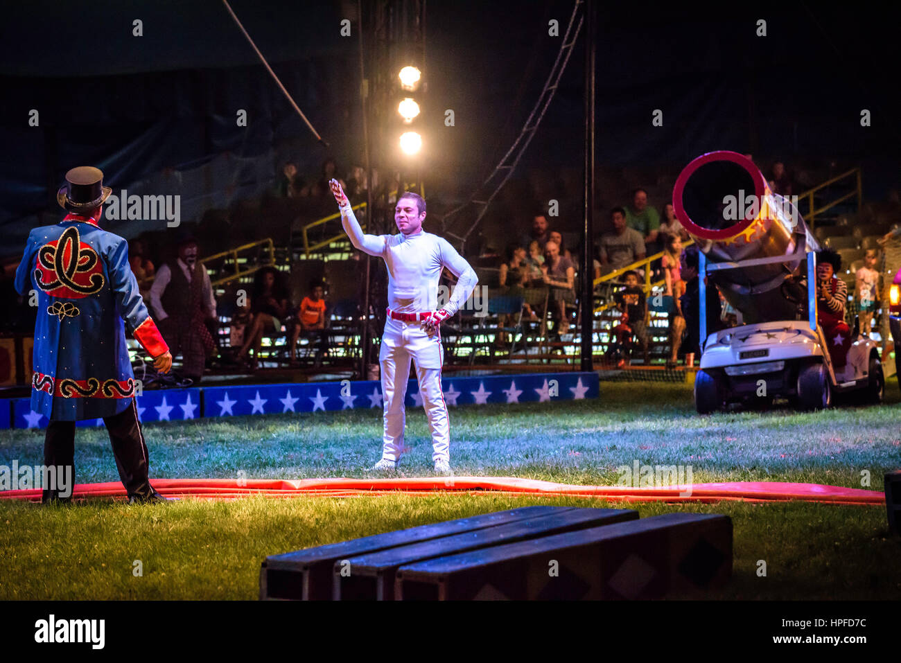 Cole Brothers Circus. Last season before closing Stock Photo - Alamy