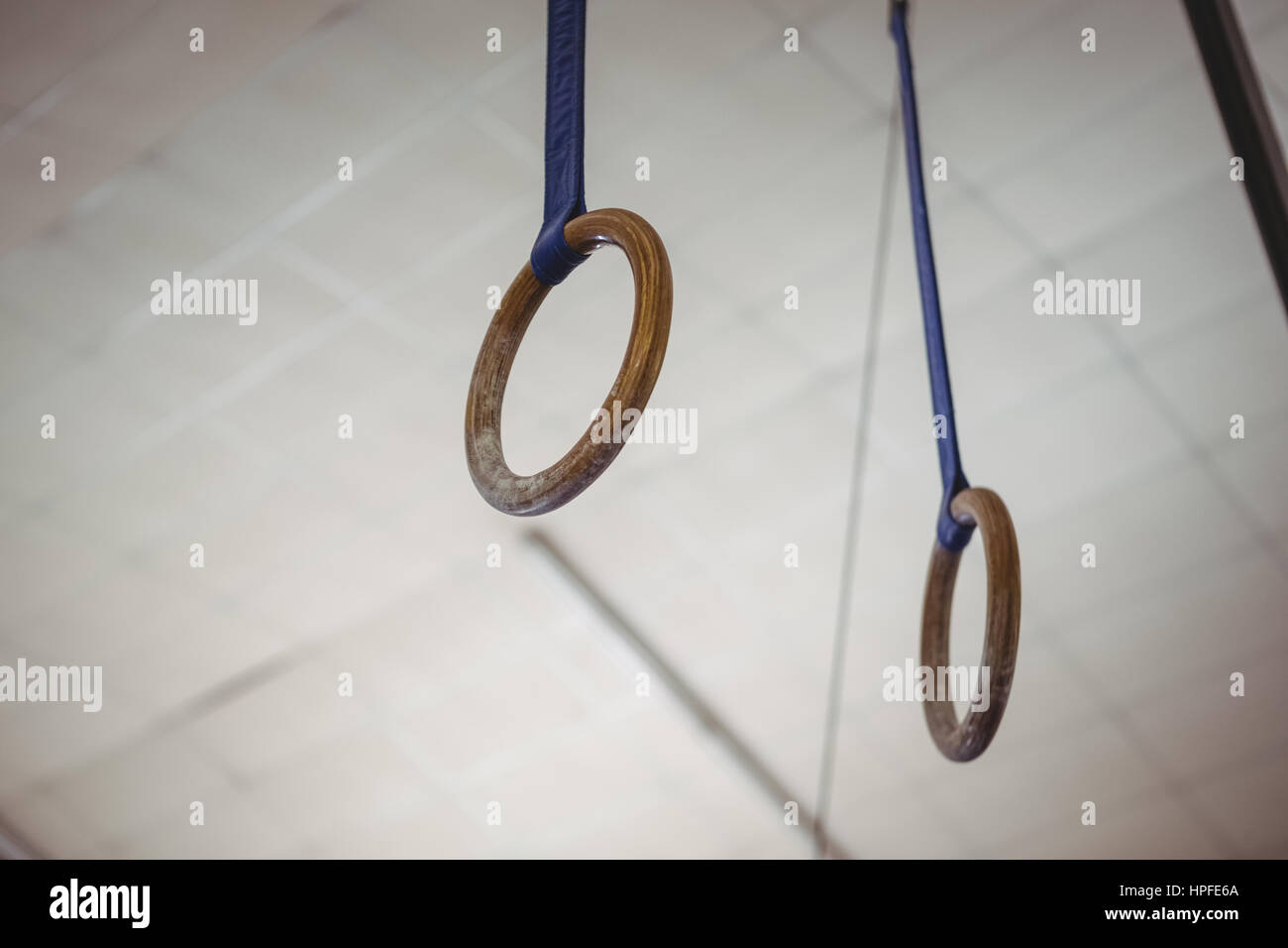 Gymnast performing rings hi-res stock photography and images - Alamy