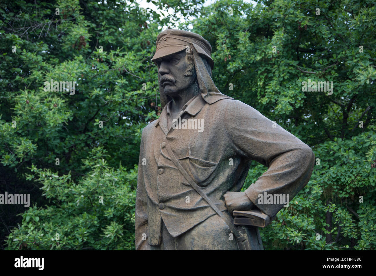 Statue of Doctor David Livingstone, Victoria Falls, Zimbabwe Stock ...