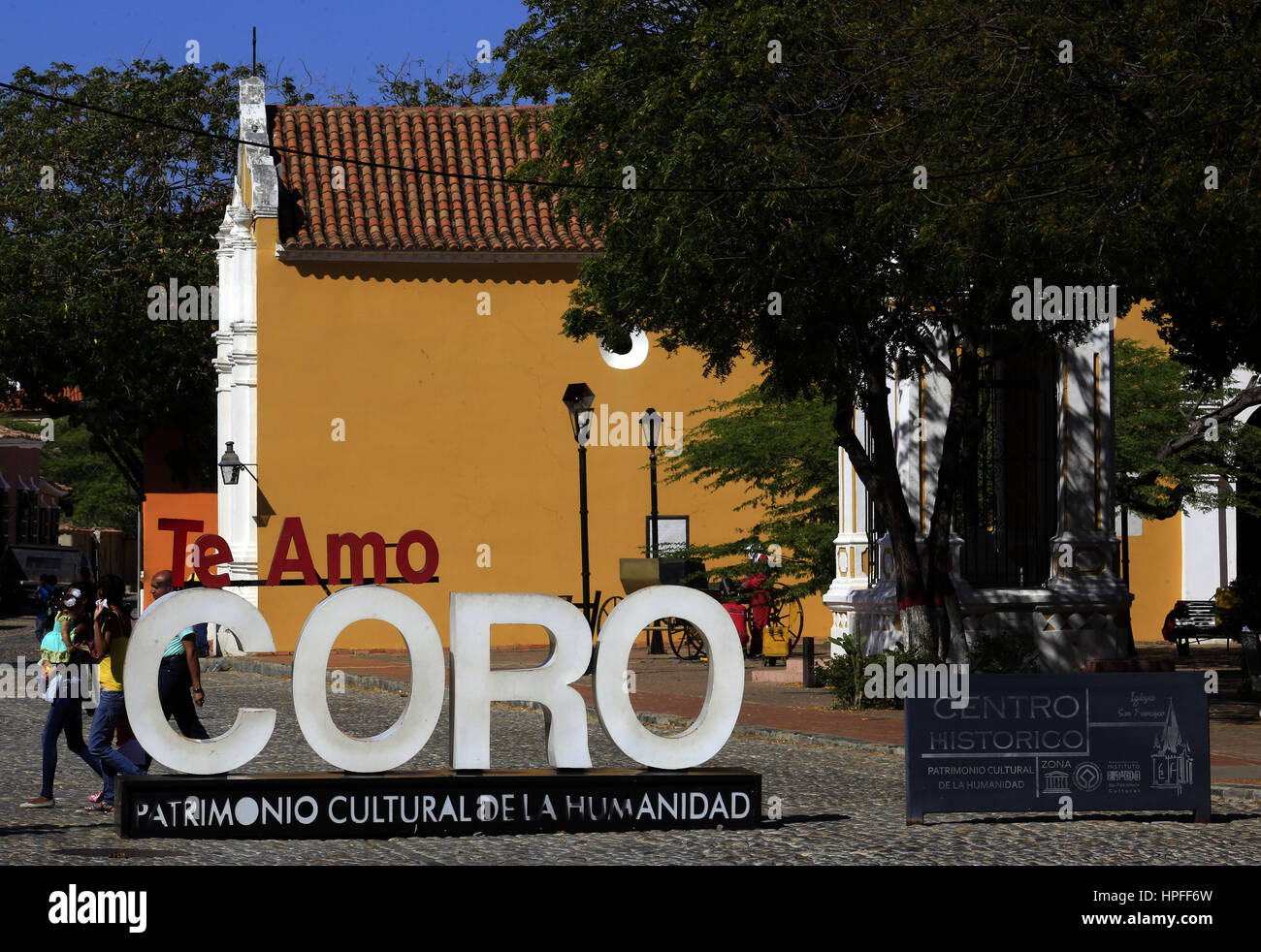 February 17, 2017 - Santa Ana De Coro, Falcon, Venezuela - La ciudad de ...