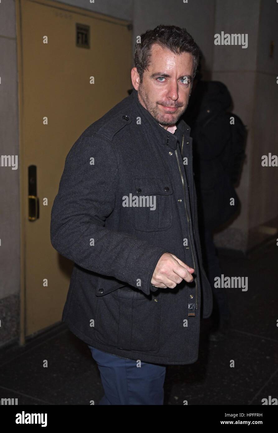 New York, NY, USA. 21st Feb, 2017. Jason Jones out and about for ...