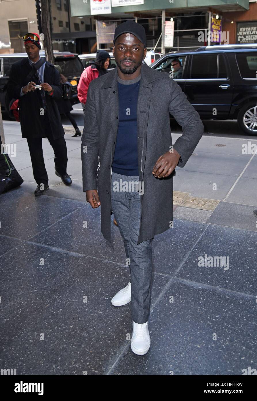 New York, NY, USA. 21st Feb, 2017. Daniel Kaluuya out and about for ...