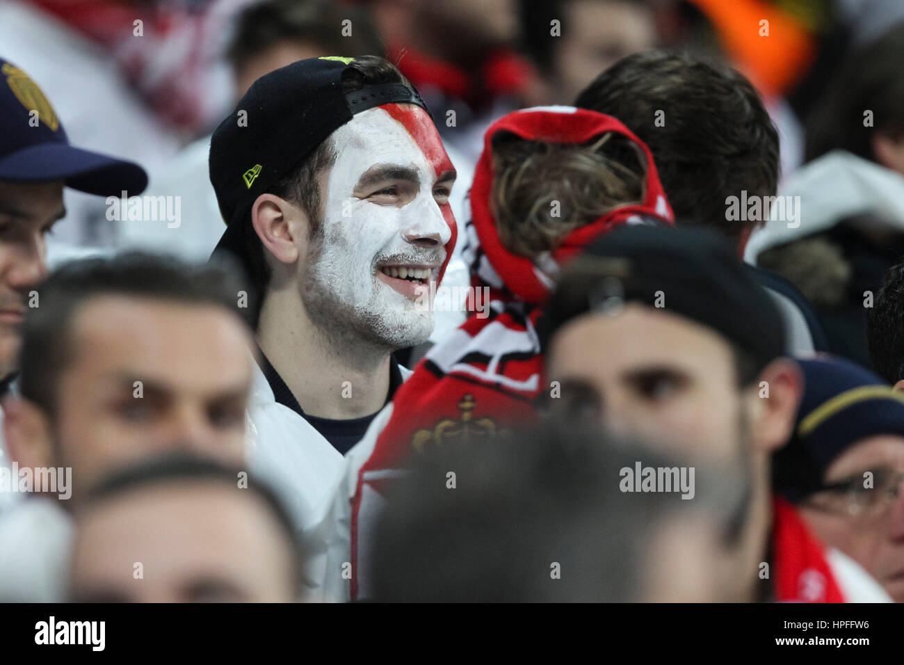 Monaco fans uefa champions league hi-res stock photography and images ...