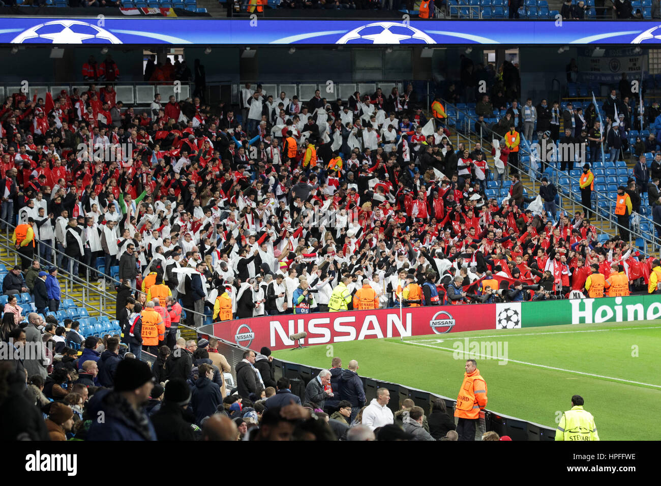 Monaco fans uefa champions league hi-res stock photography and images ...