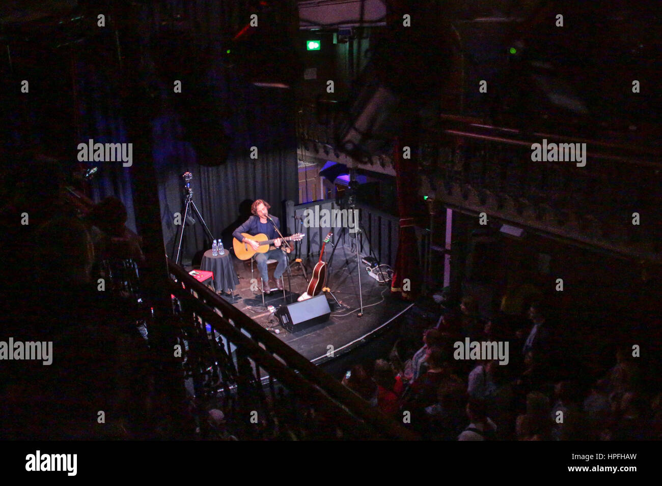 London, UK. 21st February, 2017. Jack Savoretti performing live on ...