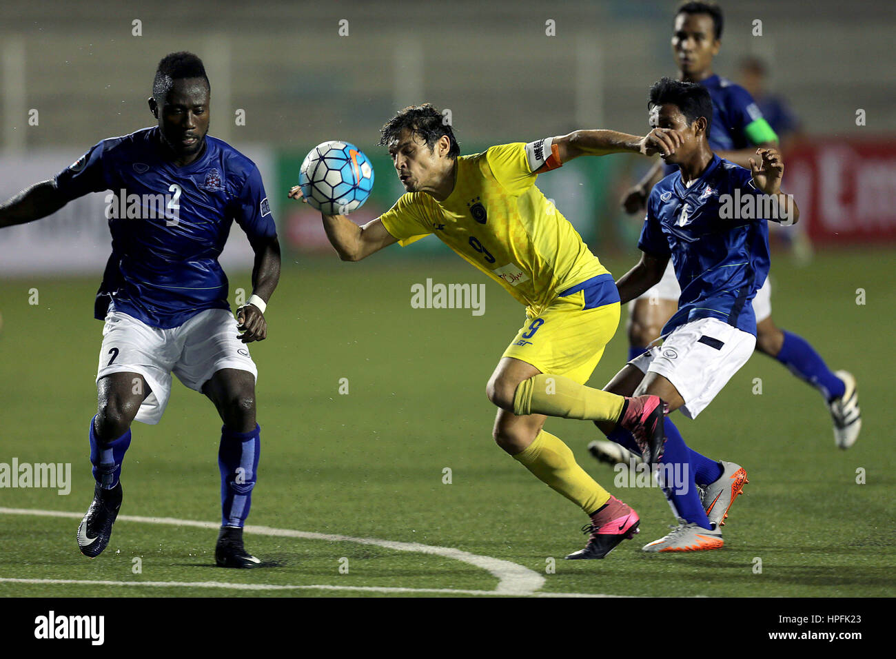 (170222) -- MANILA, Feb. 22, 2017 -- Misagh Bahadoran (C) of the ...